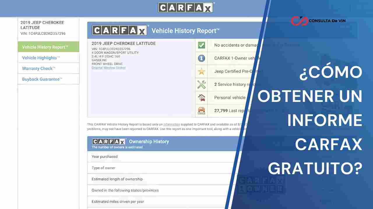 Carfax Gratis | Descubre cómo obtener tu informe fácil 🚘